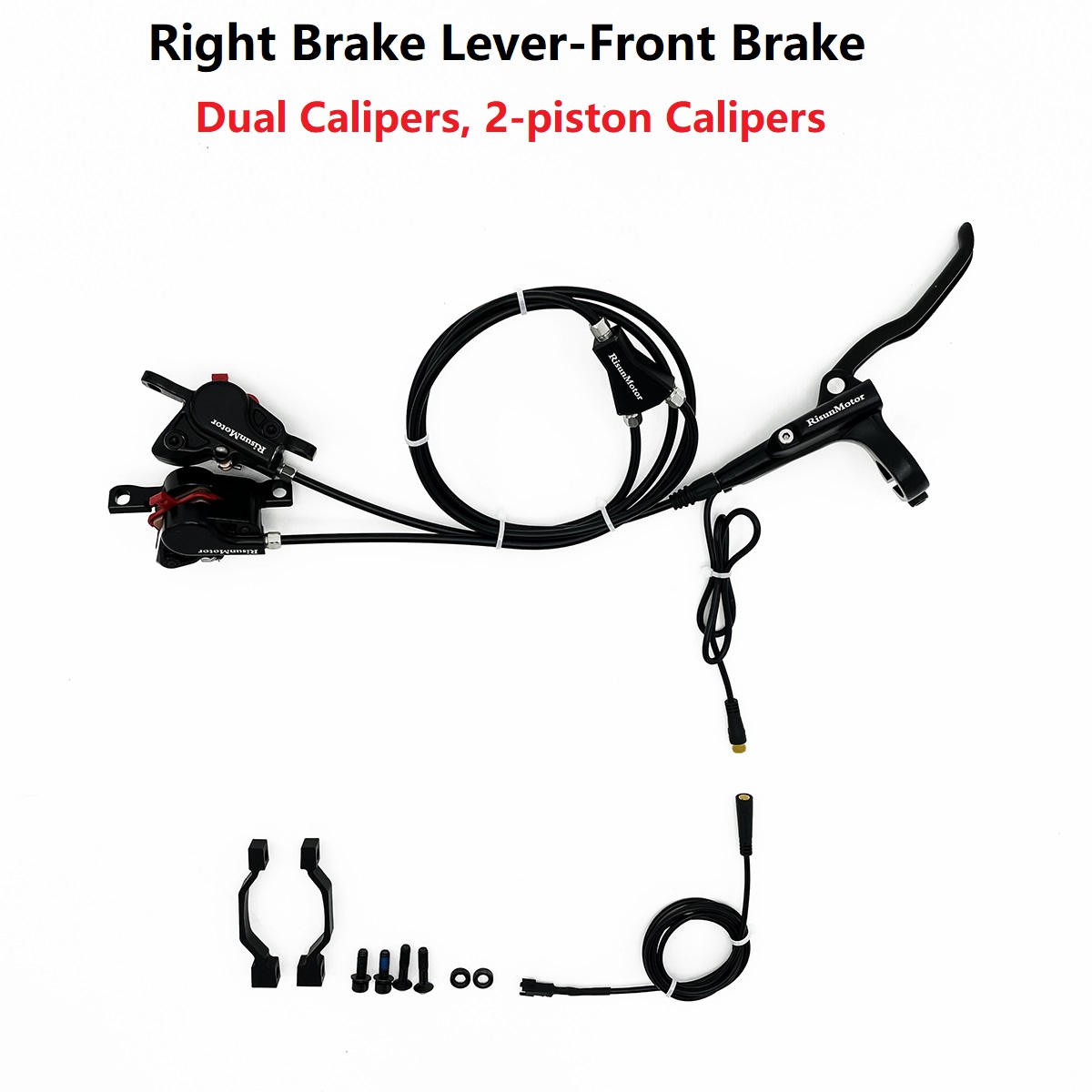 Dual Front Hydraulic Disc Brake | Parking Button